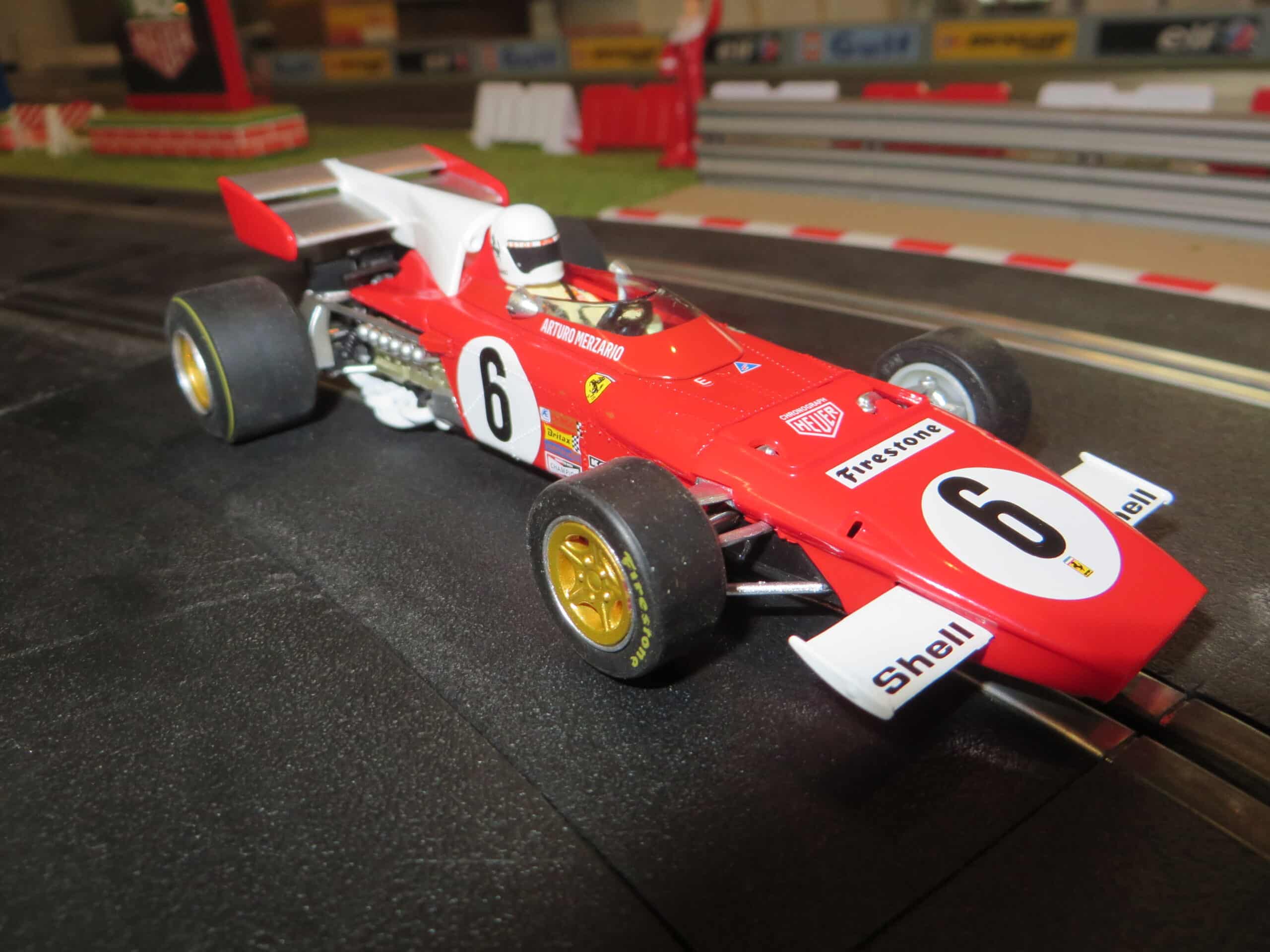 POLICAR FERRARI 312 B2 CLASSIC F1 | Slotcar Garage Belgium