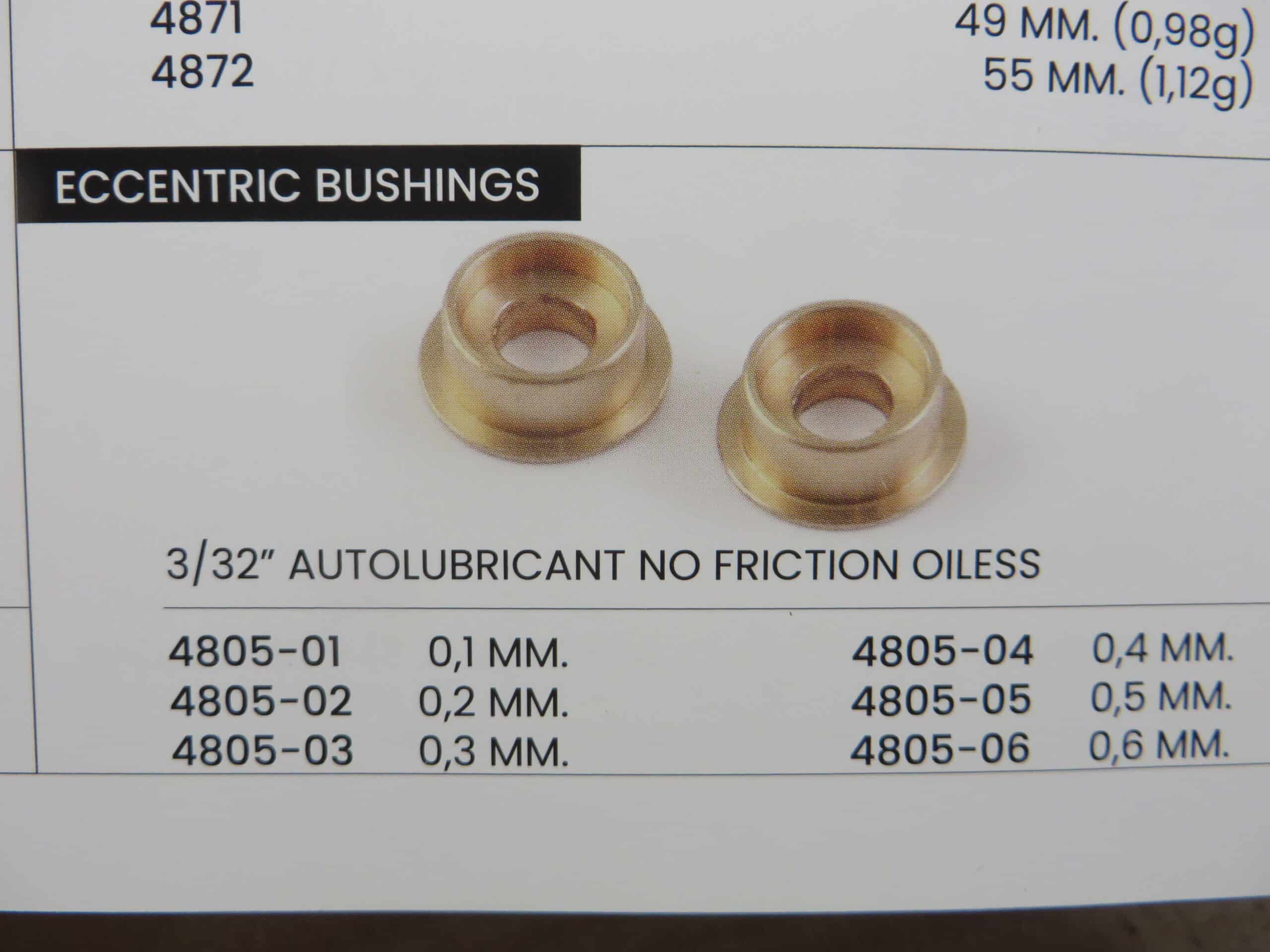 NSR ECCENTRIC 0,2mm BUSHINGS | Slotcar Garage Belgium