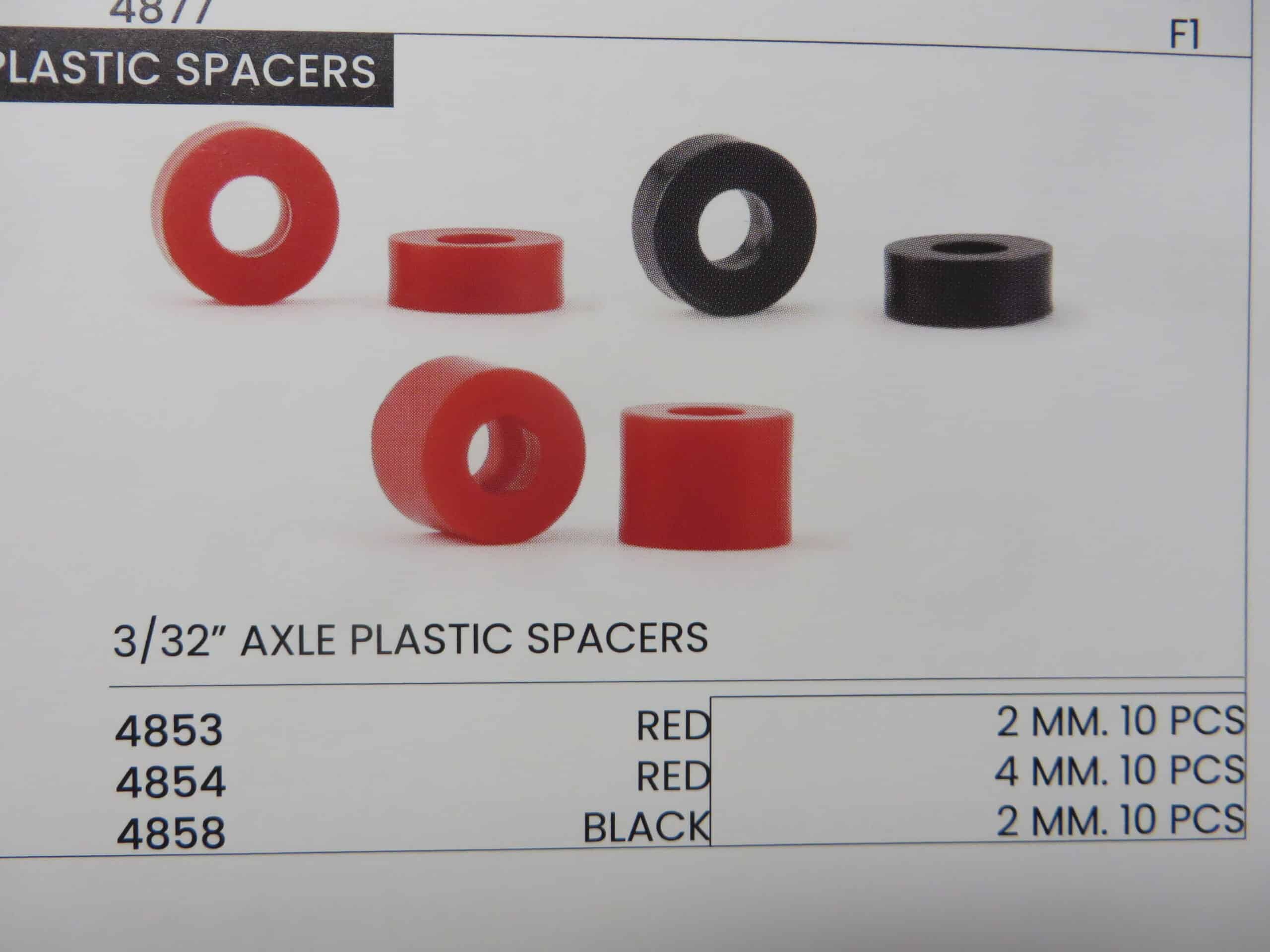 NSR PLASTIC SPACERS | Slotcar Garage Belgium