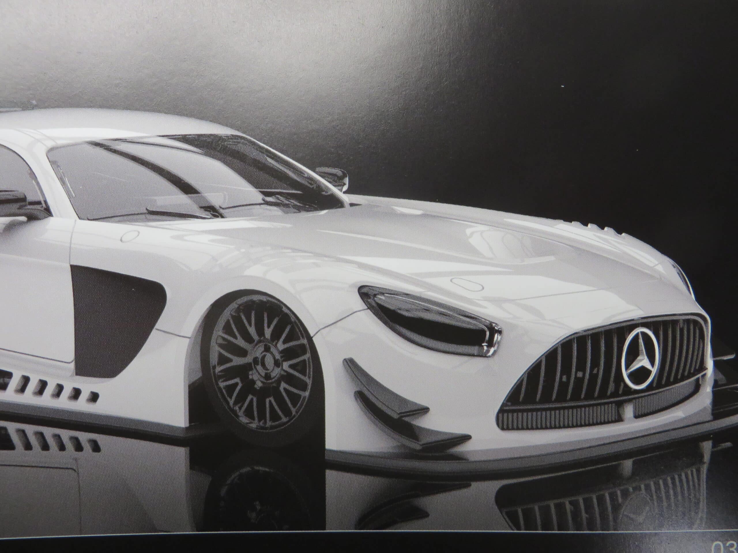 NSR COMPLETE WHITE BODY KIT MERCEDES AMG EVO | Slotcar Garage Belgium