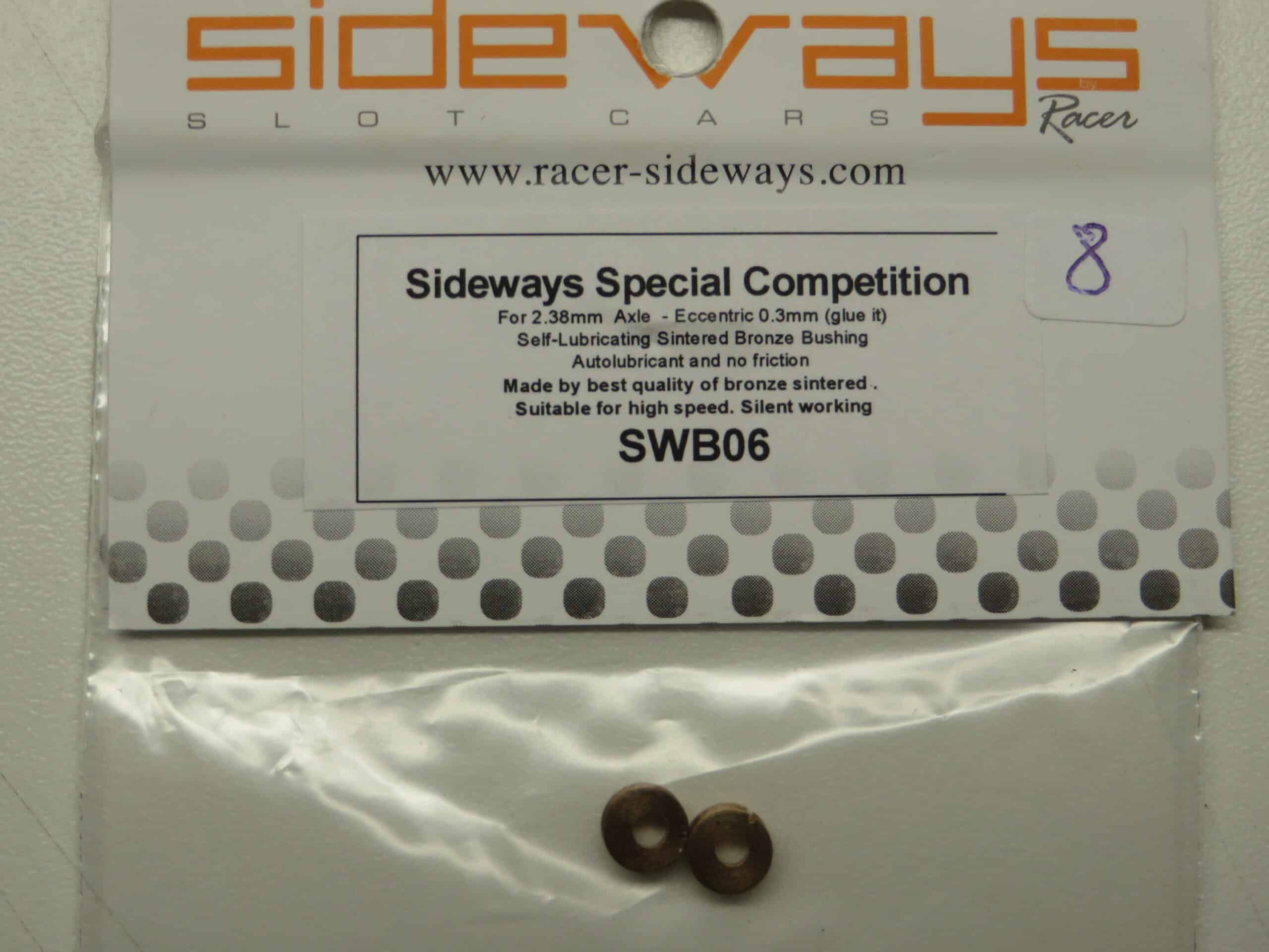 SIDEWAYS ECCENTRIC 0,3MM BUSHING | Slotcar Garage Belgium