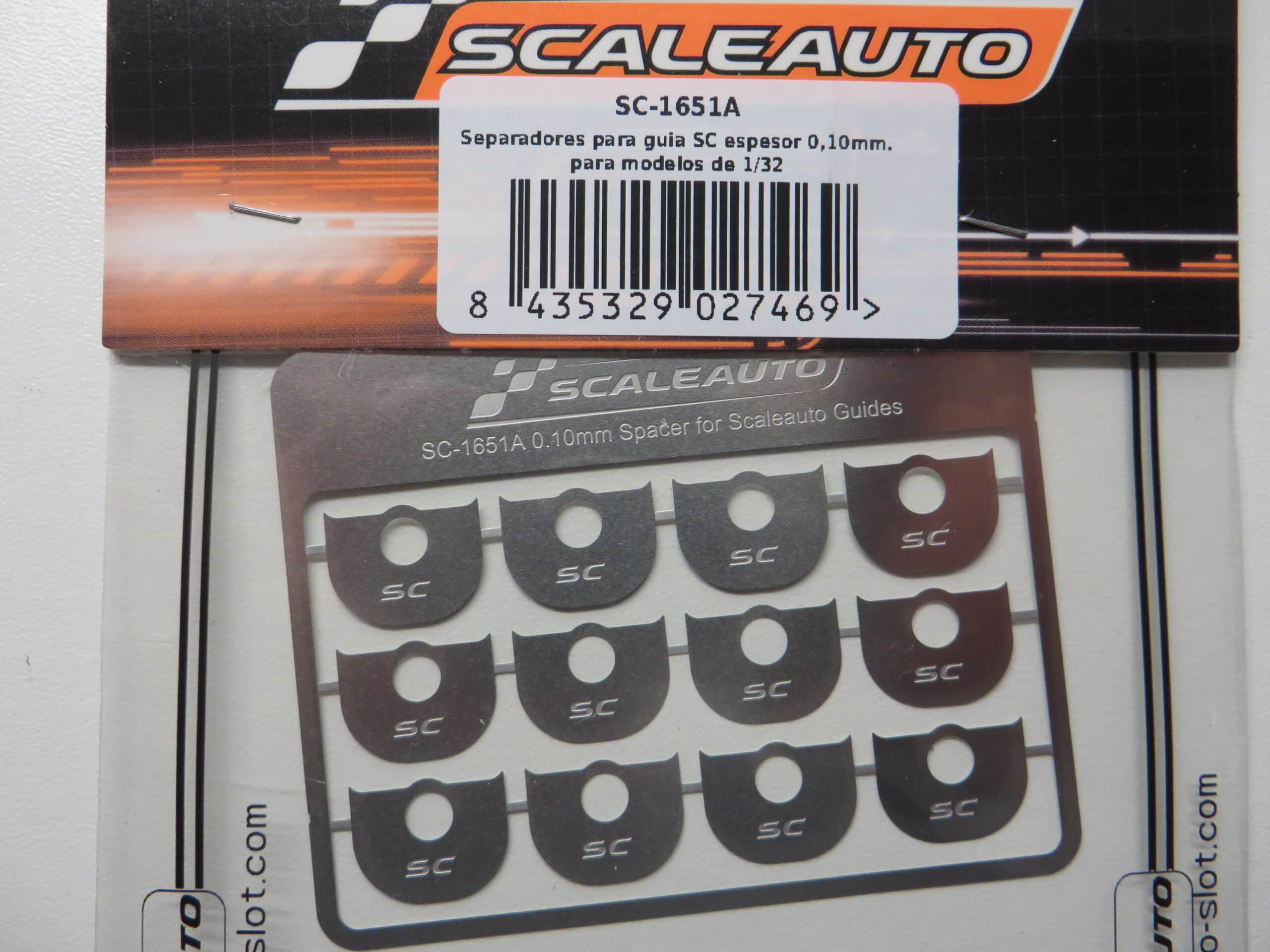 SCALEAUTO GUIDE SPACERS 0,10MM | Slotcar Garage Belgium
