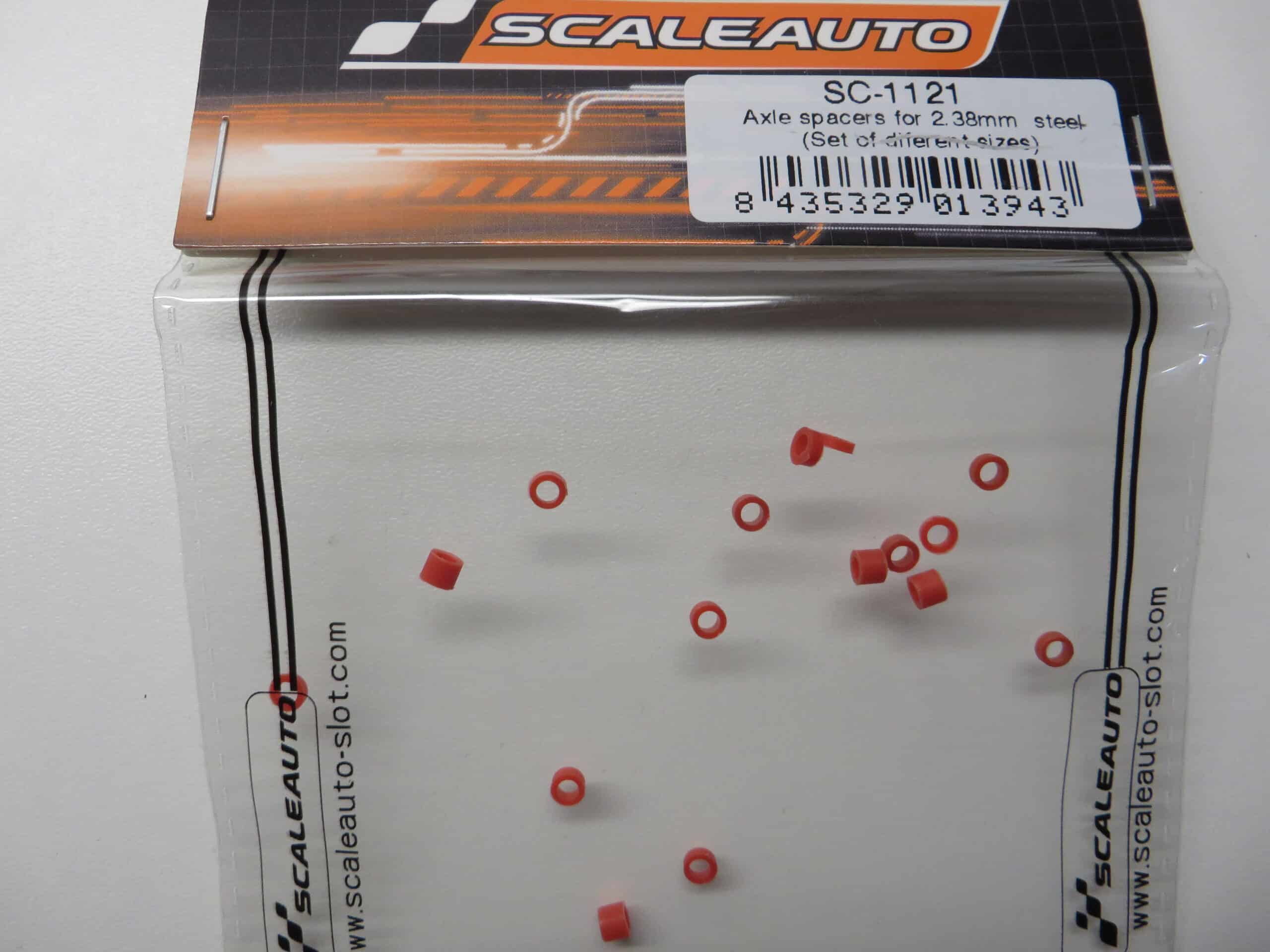 SCALEAUTO AXLE SPACERS DIFERENT SIZES | Slotcar Garage Belgium