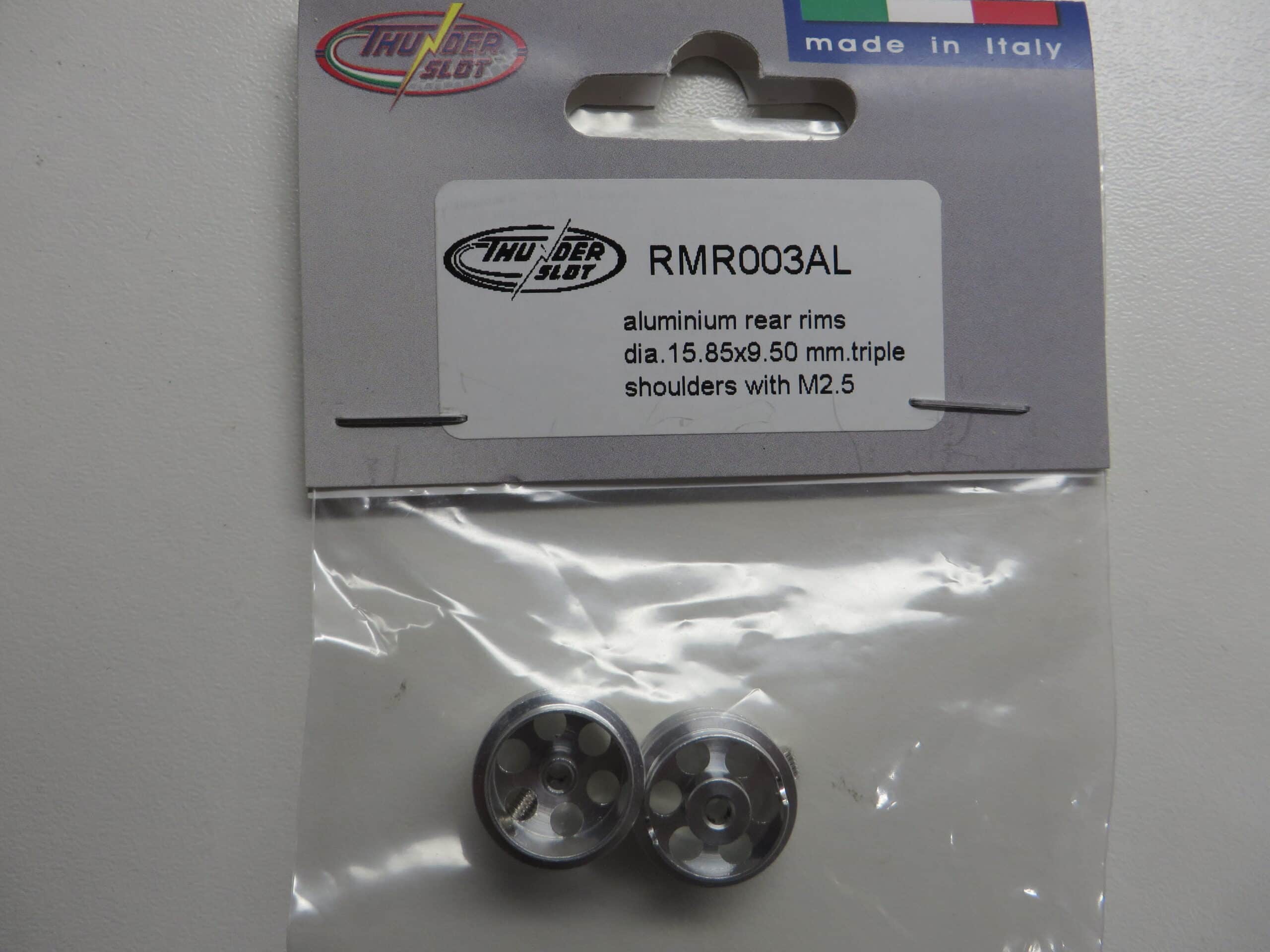THUNDERSLOT ALU WHEELS 15.85X9.5MM | Slotcar Garage Belgium