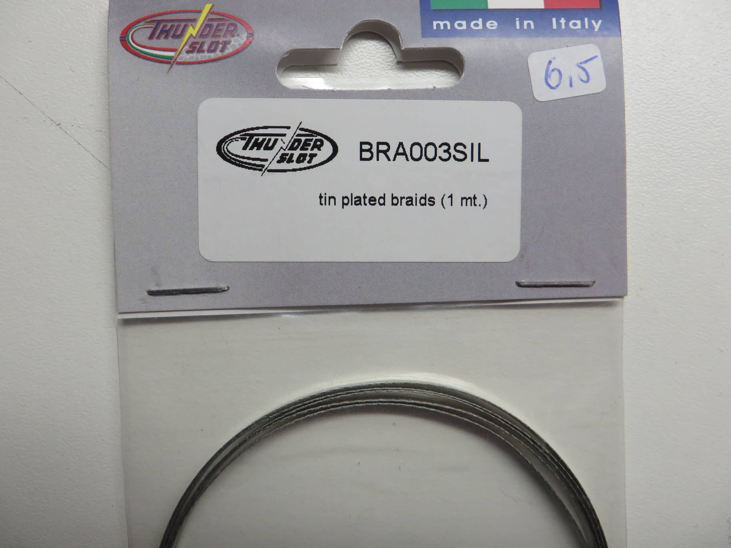 THUNDERSLOT TIN PLATED BRAIDS 1M | Slotcar Garage Belgium