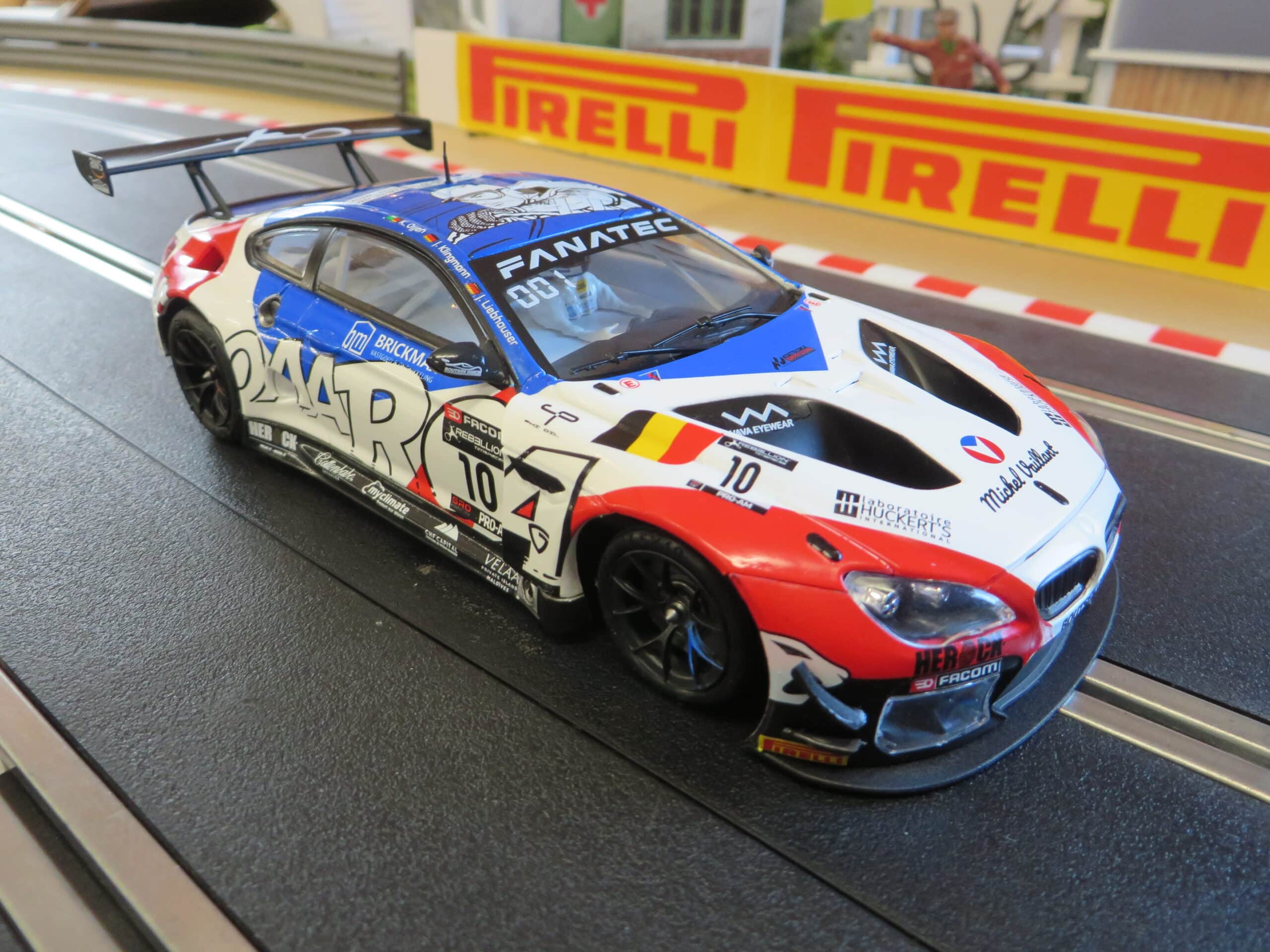 SIDEWAYS BMW M6 GT3 | Slotcar Garage Belgium