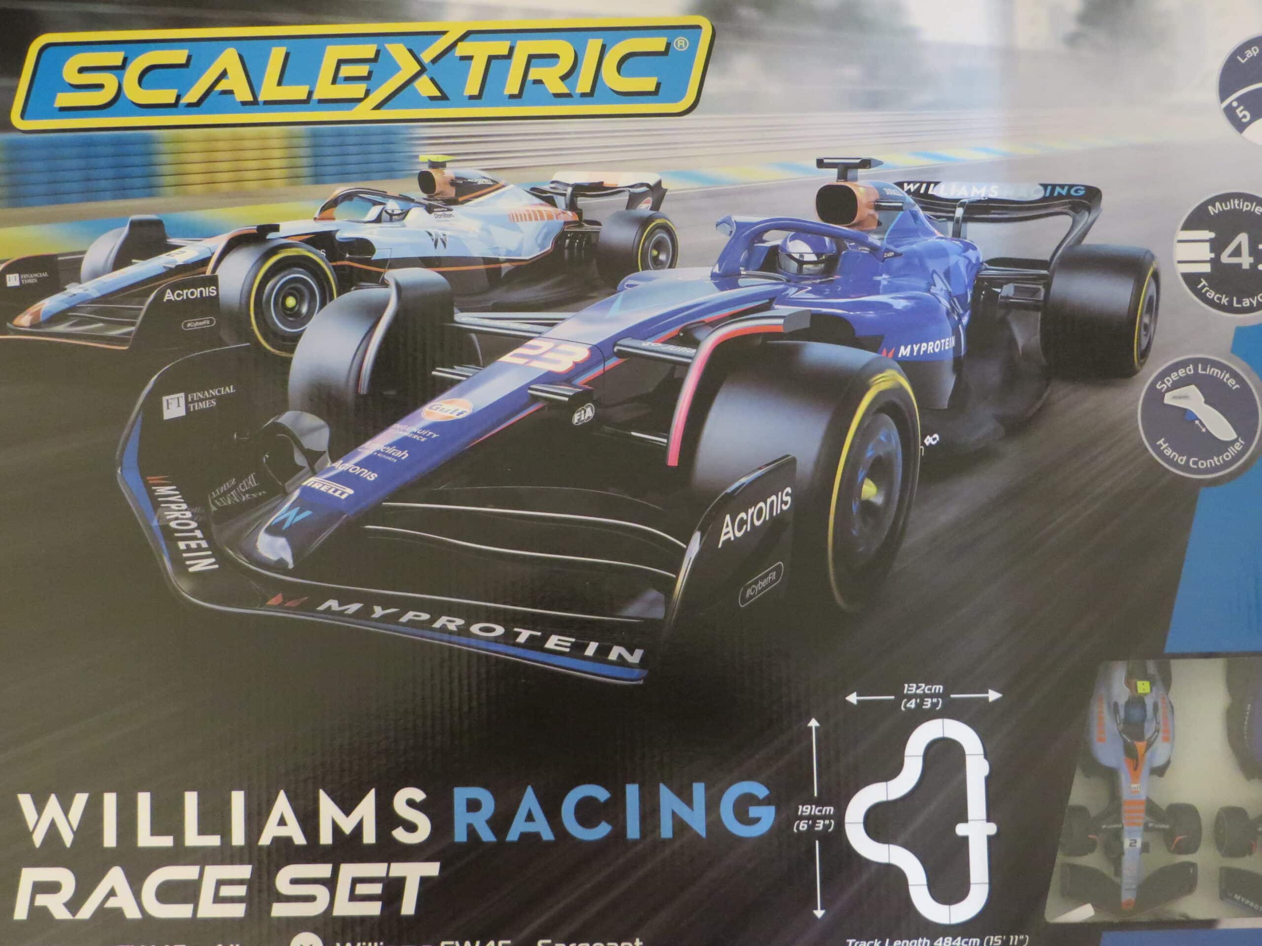 SCALEXTRIC STARTSET WILLIAMS RACING RACE SET | Slotcar Garage Belgium